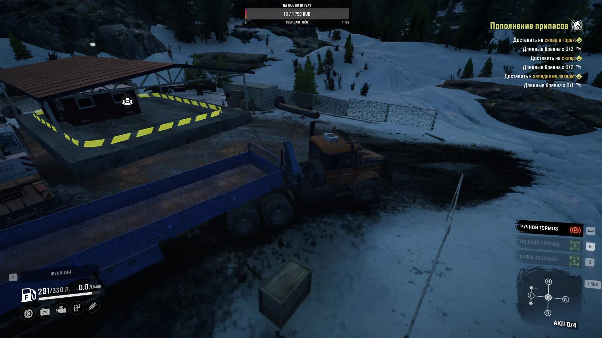 Snow Runner - Юкон " Канада" #16 КОНТРАКТЫ