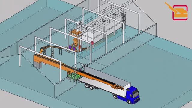 Мешкопогрузочная машина, линия фасовки в мешки