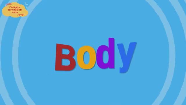 Словарь "Части тела на английском языке"
