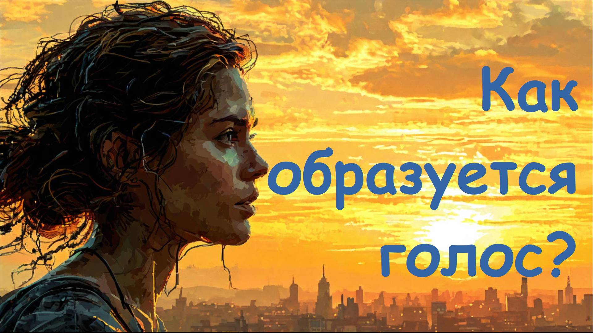 ГОРТАНЬ. Как образуется голос?