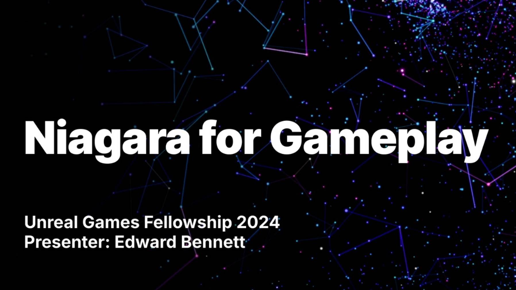 13. Niagara for Gameplay