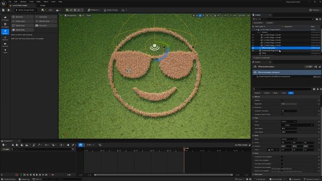 Logo with Plants - Unreal Engine 5.4 Motion Design