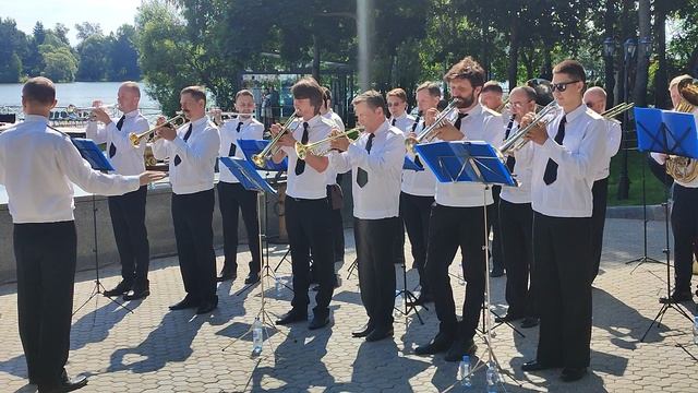 Старинный вальс "Осенний сон" - военный духовой оркестр
