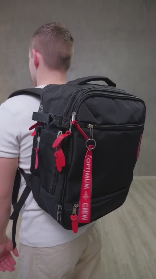 Рюкзак для ручной клади и путешествий 40х30х20 Optimum WIZZ AIR #рюкзакдляручнойклади #путешествие