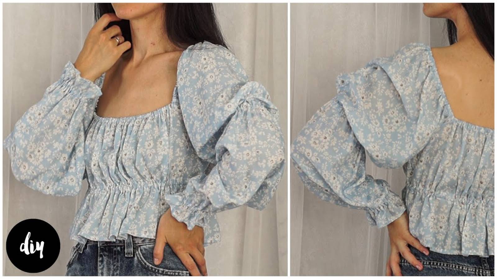 БЛУЗКА своими руками БЕЗ ВЫКРОЙКИ