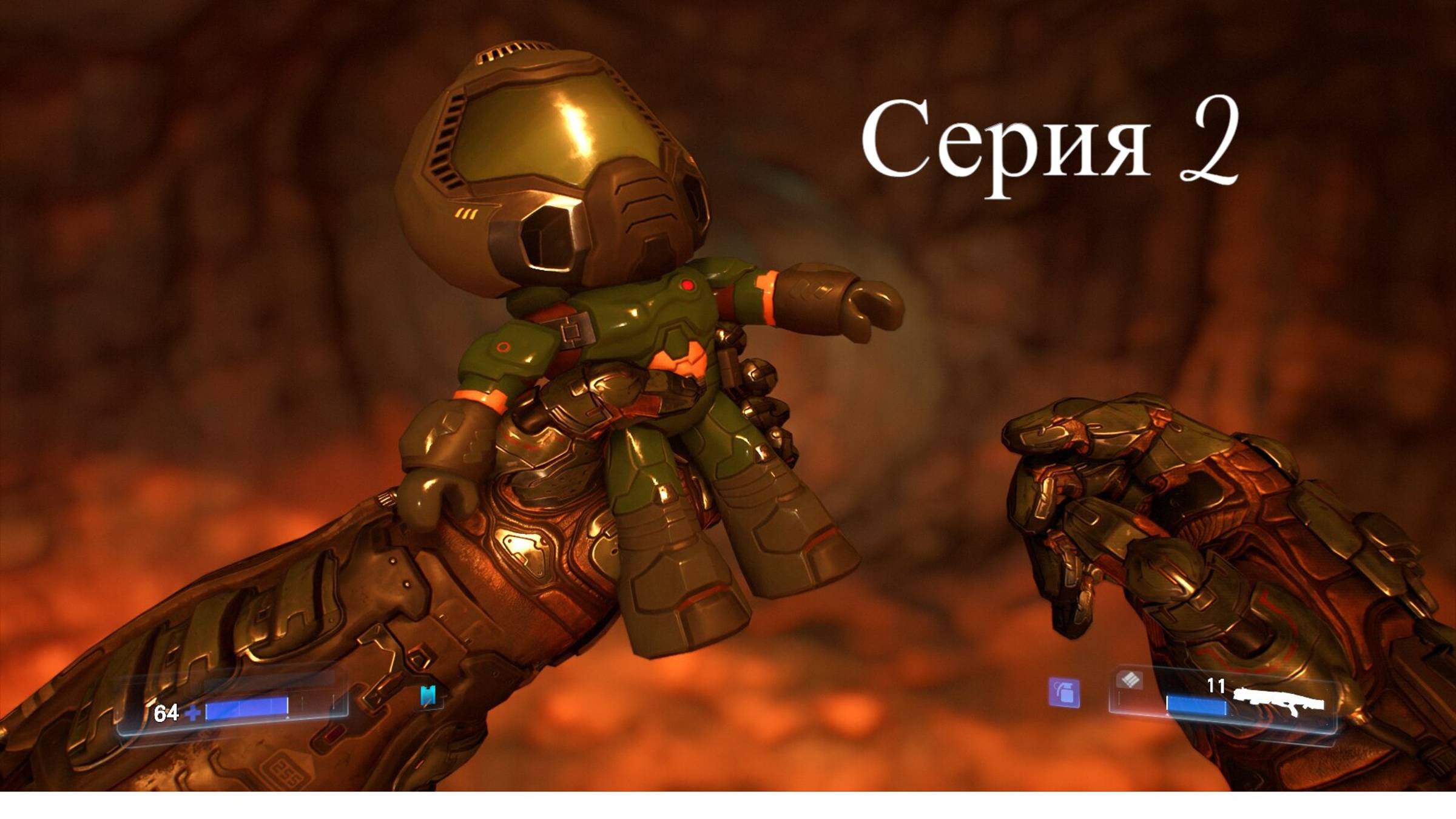 Doom  Серия2)Стрим)Обзор)Первое прохождение )