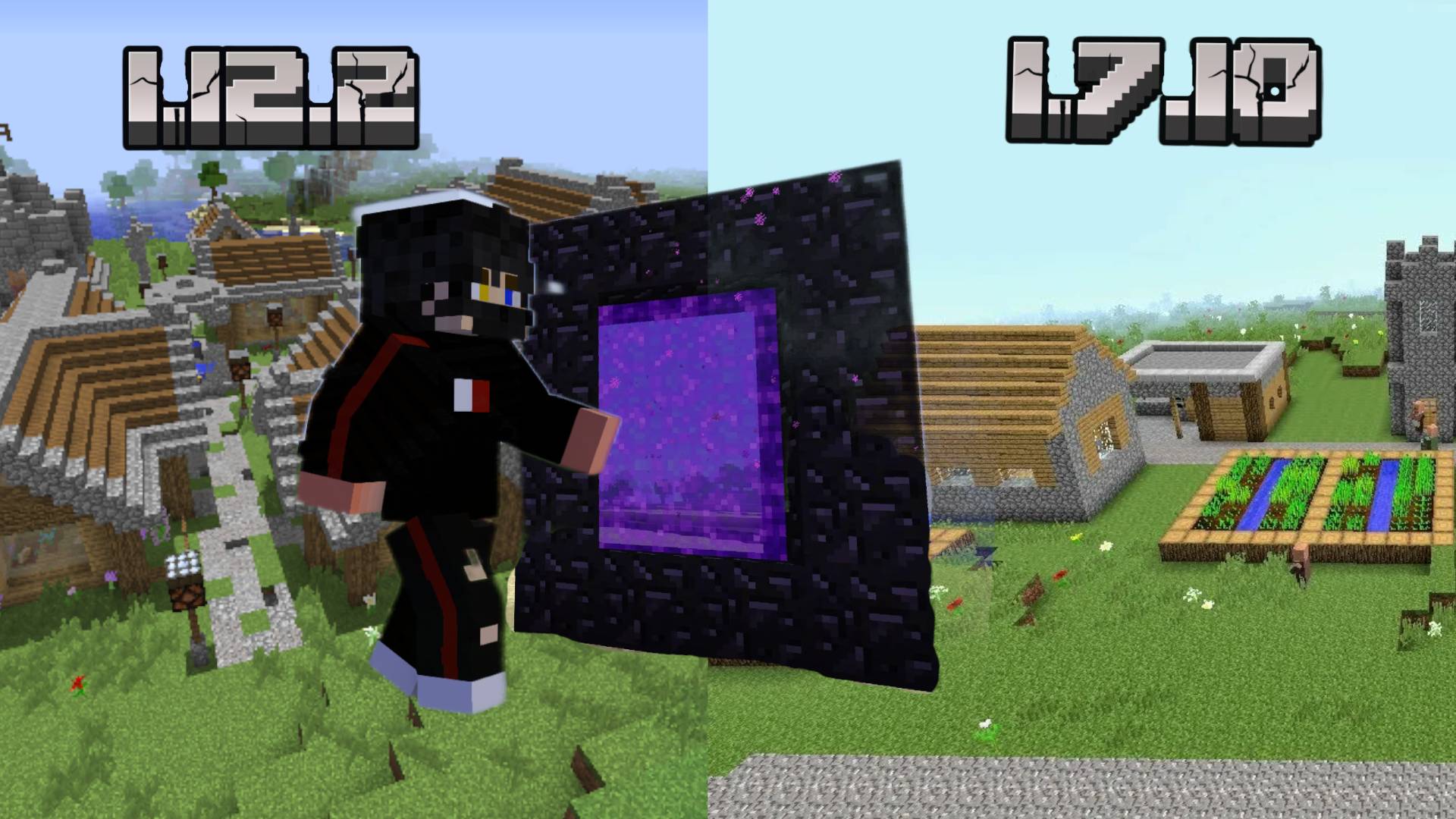 я сделал портал в свою старую деревню