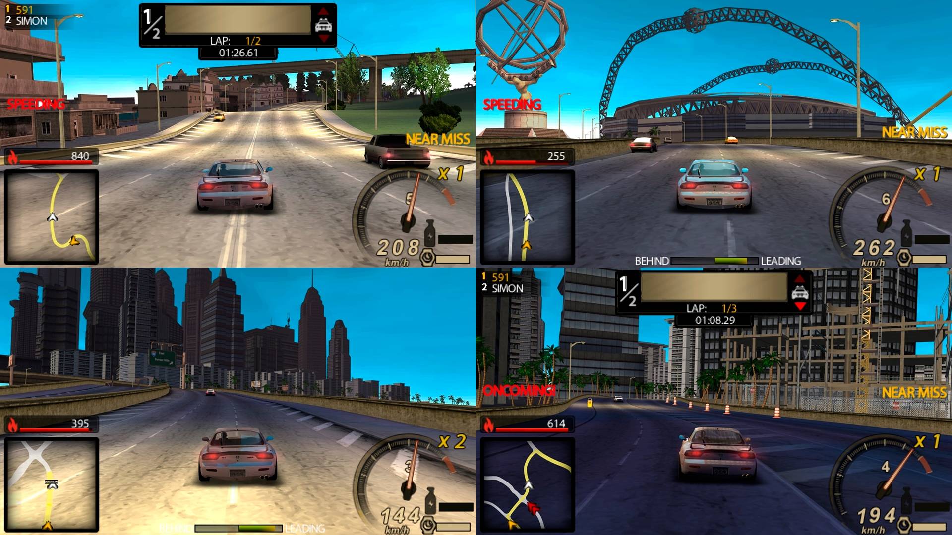 Need For Speed: Undercover (PSP) - Все Гоночные Трассы