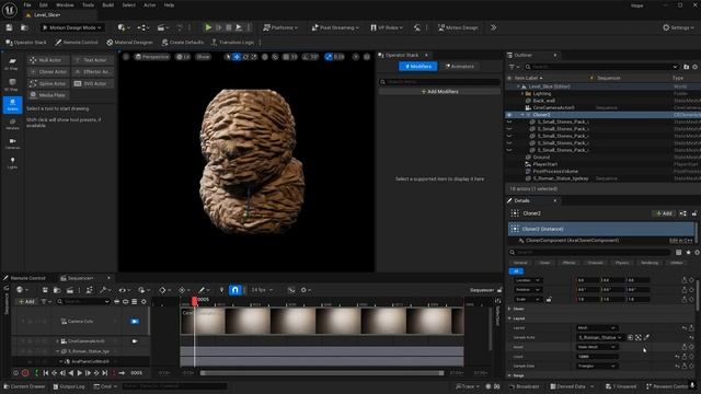 Unreal Engine 5.5 _ Quick Dissolve Effect with Motion Design (Under 5 Mins)