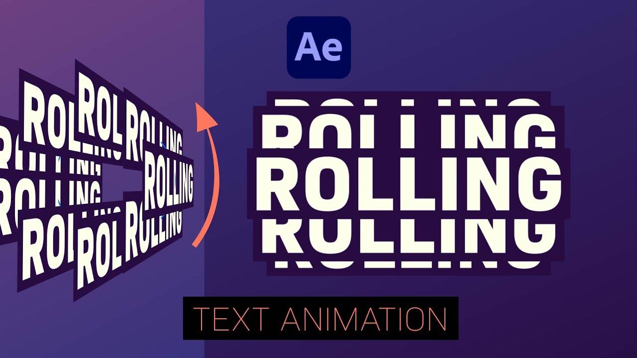 Анимация прокрутки текста в After Effects _ Учебное пособие