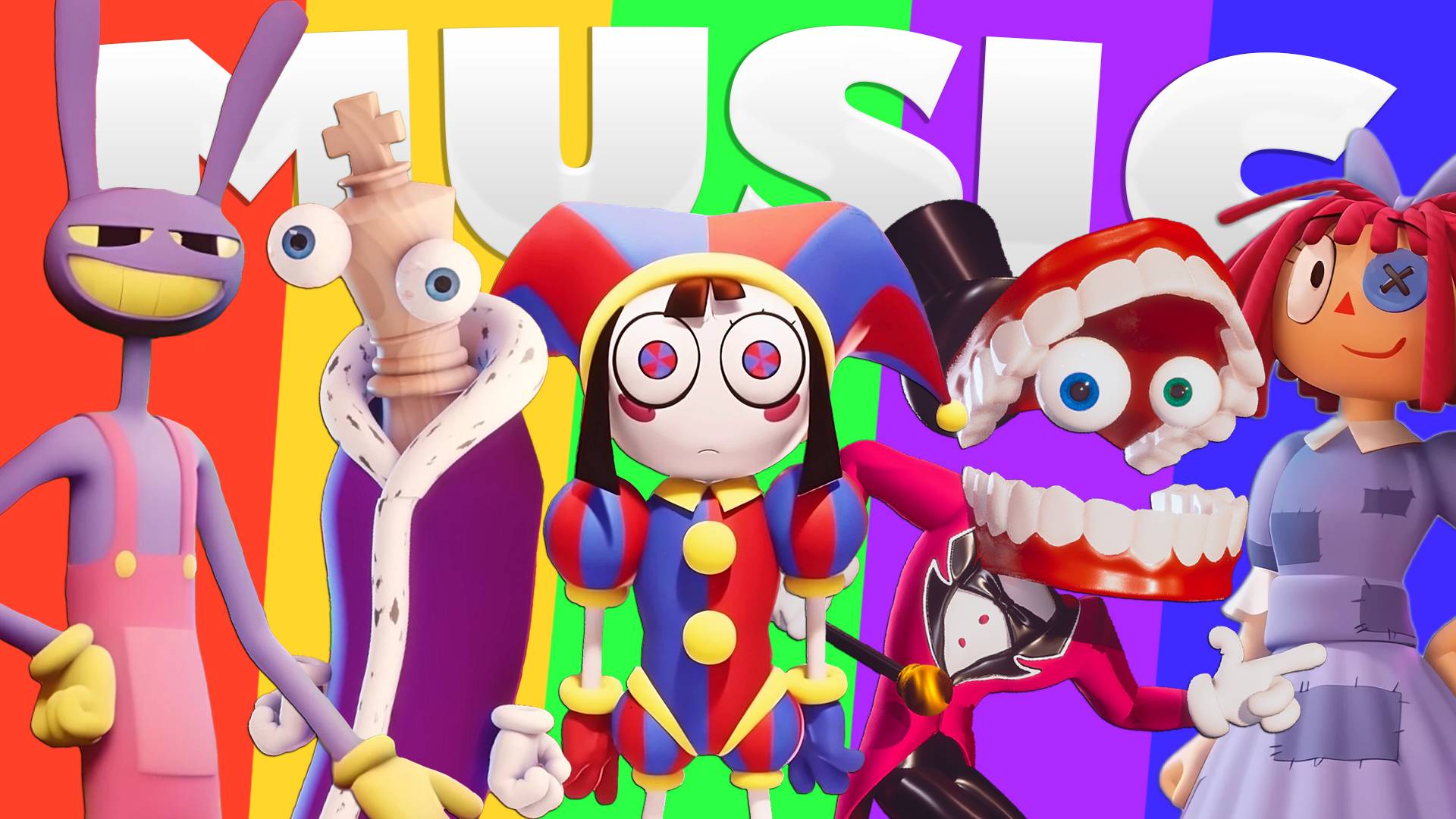 Цифровой цирк: Музыкальный Сборник Всех Персонажей | МУЗЫКА ЦИФРОВОЙ ЦИРК