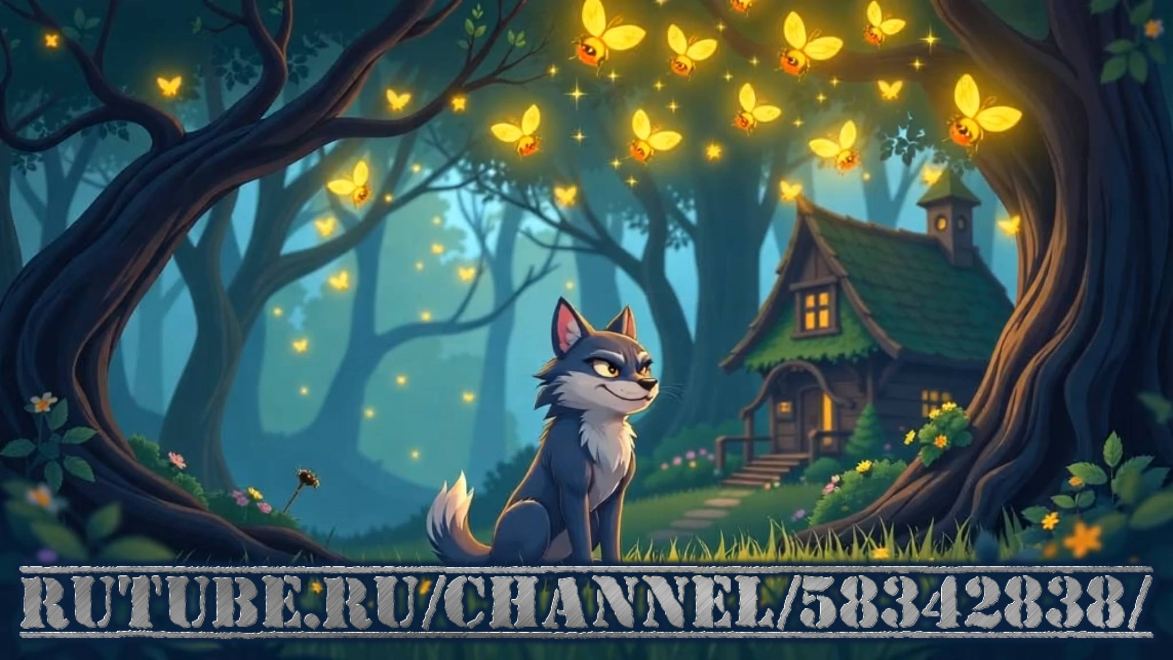 Хитрость против колдовства: волк и проклятый рой - сказка про волка