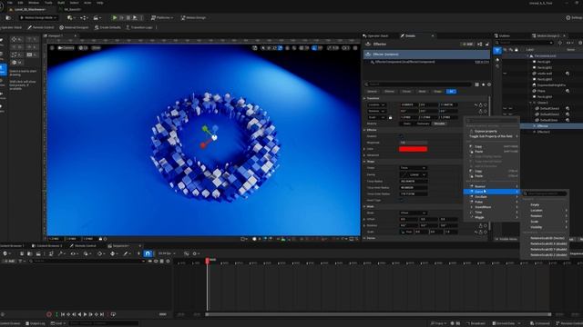 Unreal Engine 5.5 Motion Design Tutorial Animators & Shockwave Effector  RedefineFX