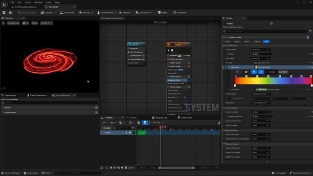 Vibrant Audio Reactive Particles Tutorial _ Unreal Engine 5 _ Niagara Systems