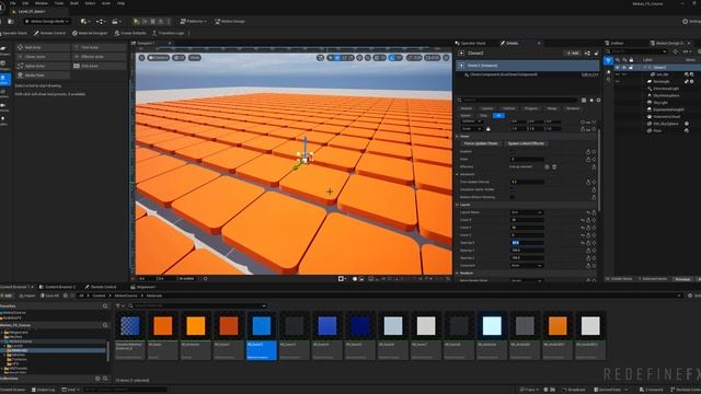 Flipping Tiles Reveal Tutorial in Unreal Engine Motion Design  RedefineFX