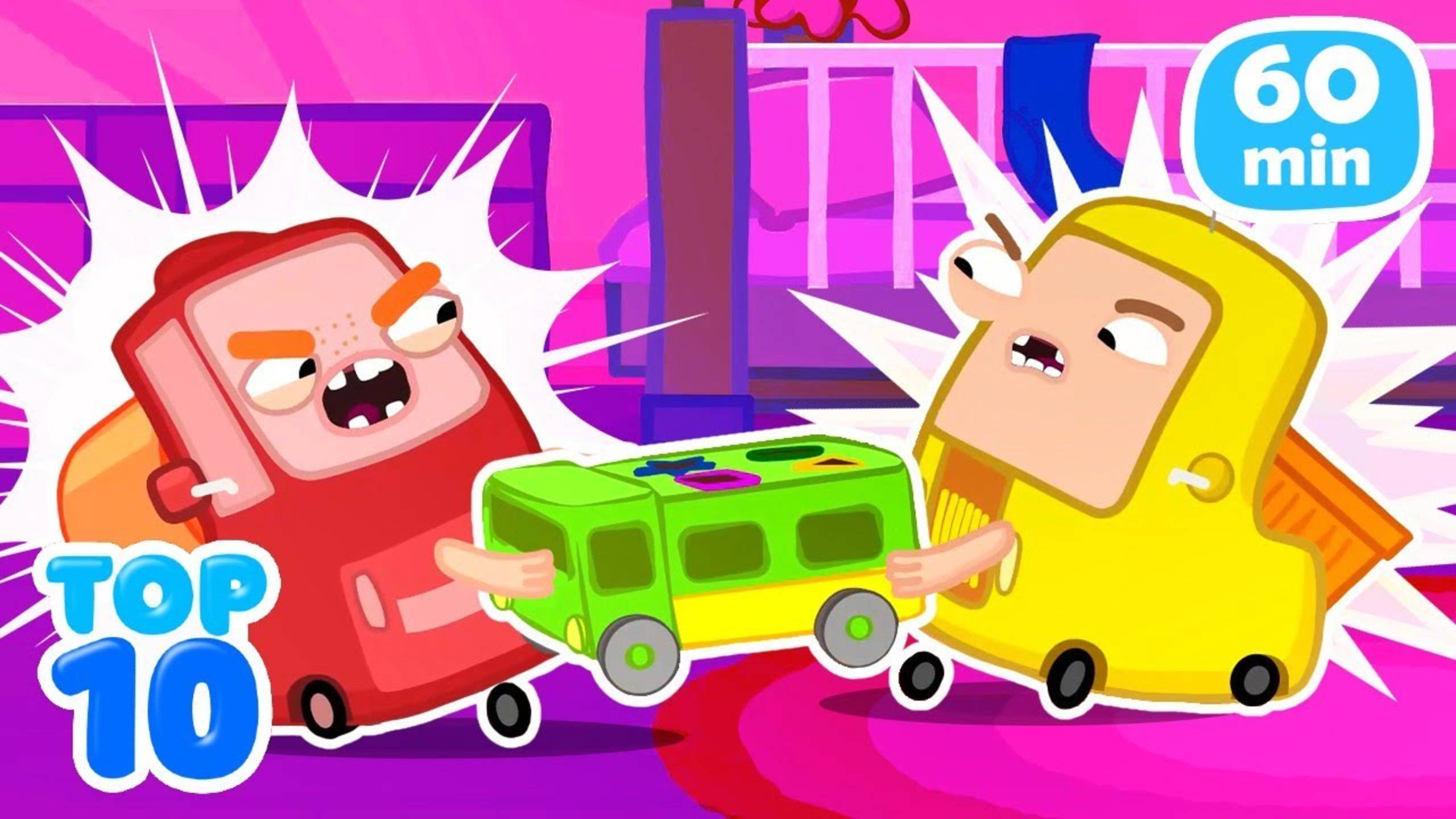 Автосемейка Вилзи — ТОП 10 ЛУЧШИХ СЕРИЙ! Мультики про машинки для детей