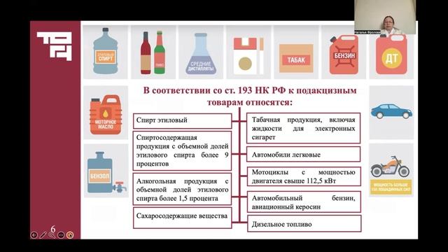Акциз в системе таможенных платежей | Лектор - Фролова Наталья Сергеевна