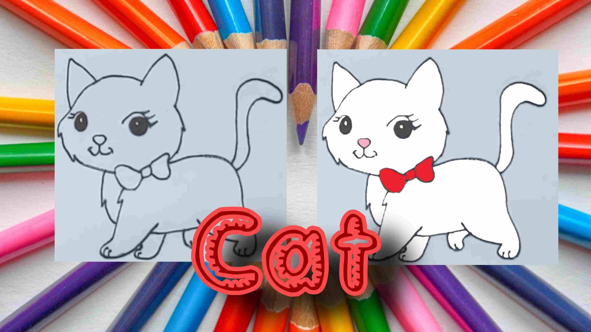 Как нарисовать котика! cat