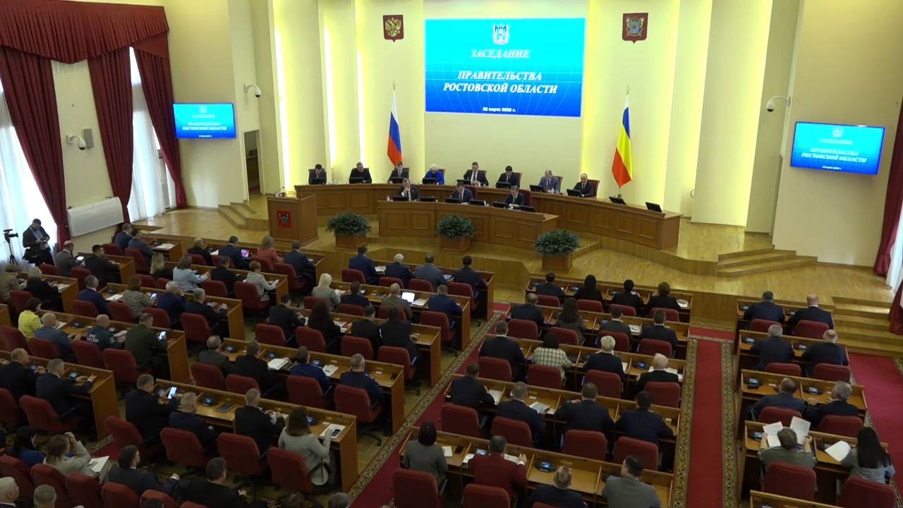 Заседание Правительства Ростовской области 26.03.2025