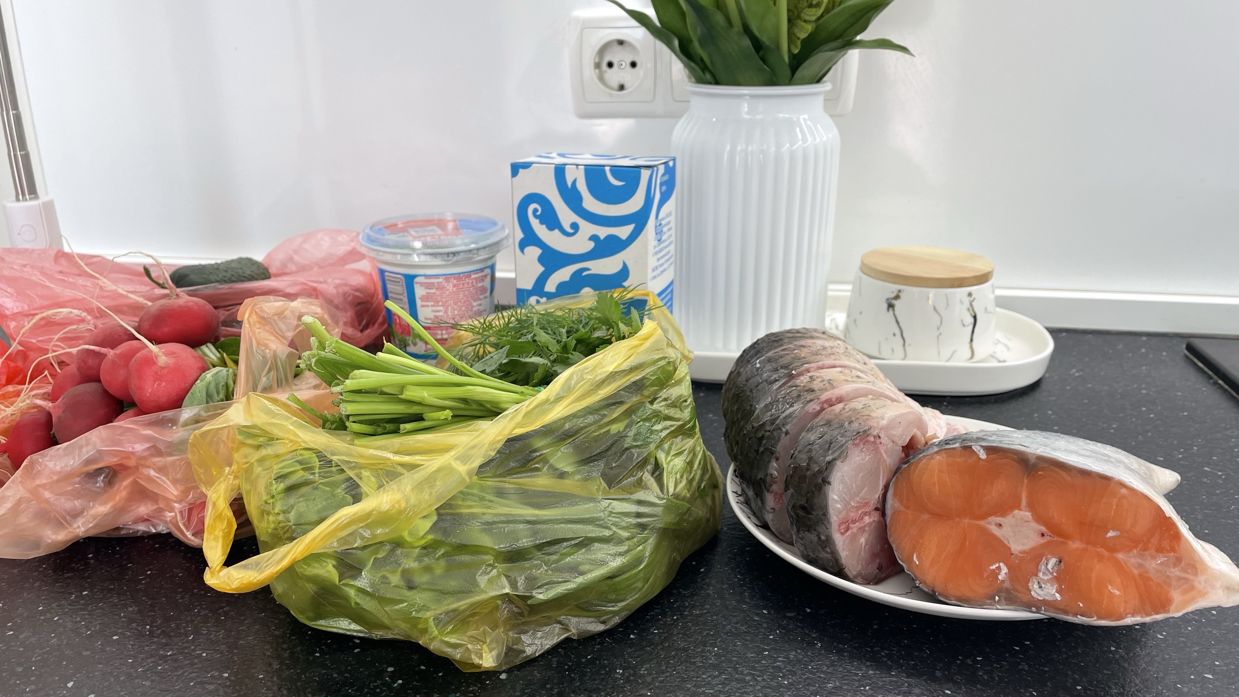 Стрим от 26.03.25 Готовлю ужин. Сёмга и белый Амур