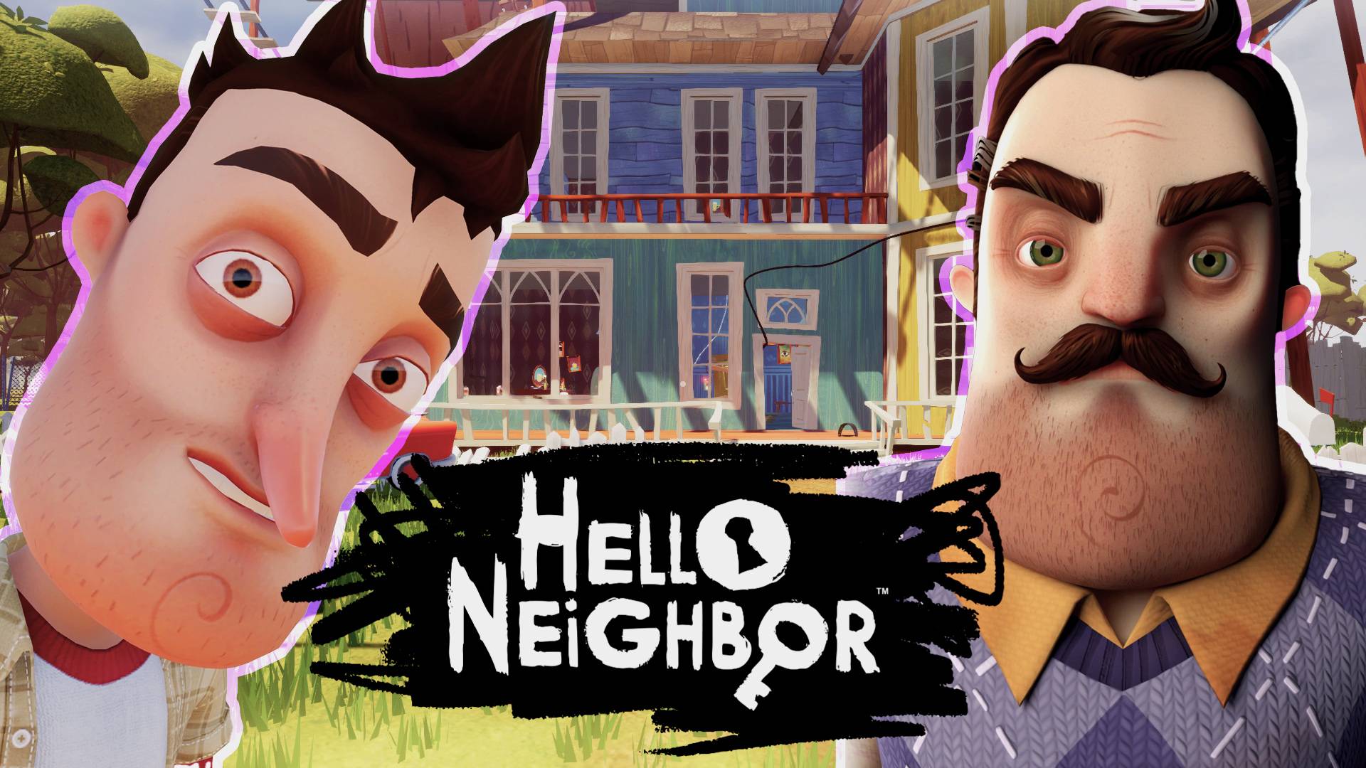 Hello Neighbor: Весь сюжет: Самый агрессивный соседушка - нарезка стрим