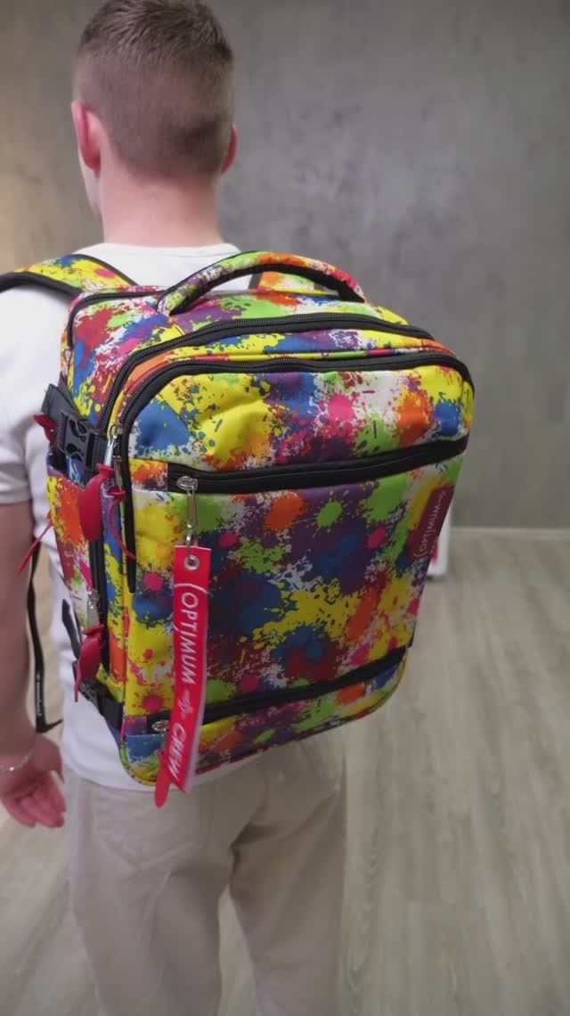 Рюкзак для ручной клади и путешествий 40х30х20 Optimum WIZZ AIR #рюкзакдляручнойклади #путешествие