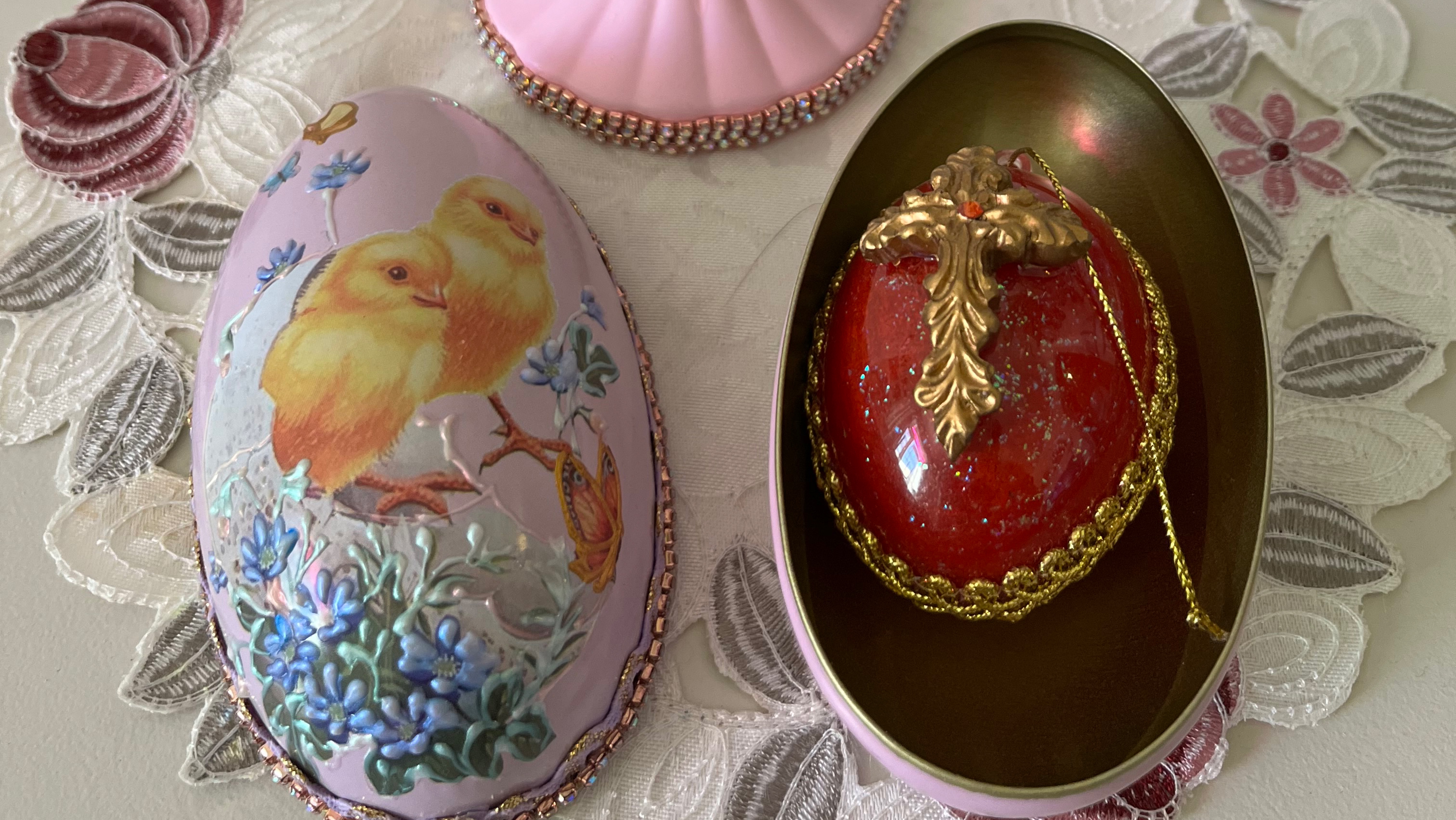 Мастер - класс по созданию пасхального декора « Яйцо- Шкатулка»