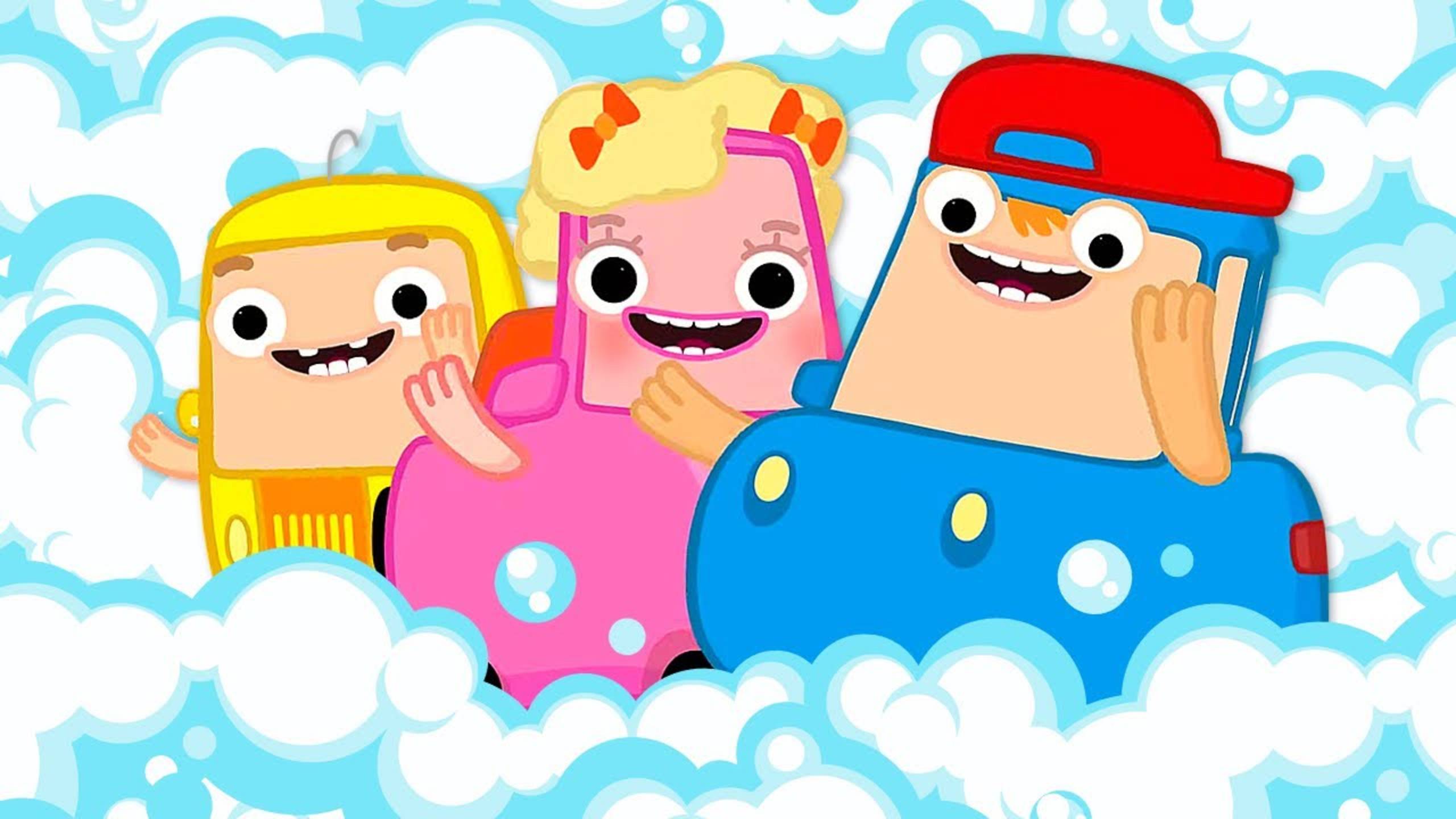 Автосемейка Вилзи — Бруми и Вруми помыли пол маслом!  Весёлые мультики для детей