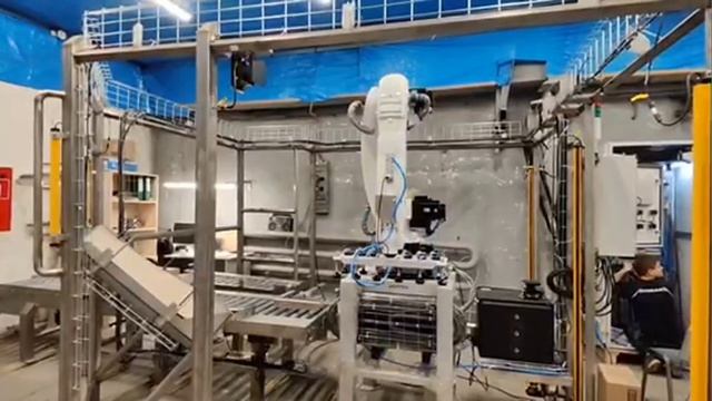 Приемосдаточный тест робота на нашем производстве