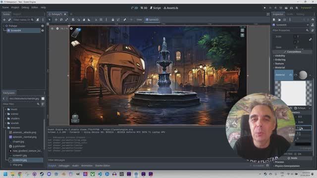 Godot 4：Увеличивающее стекло (рыбный глаз) Шейдер (Учебник)