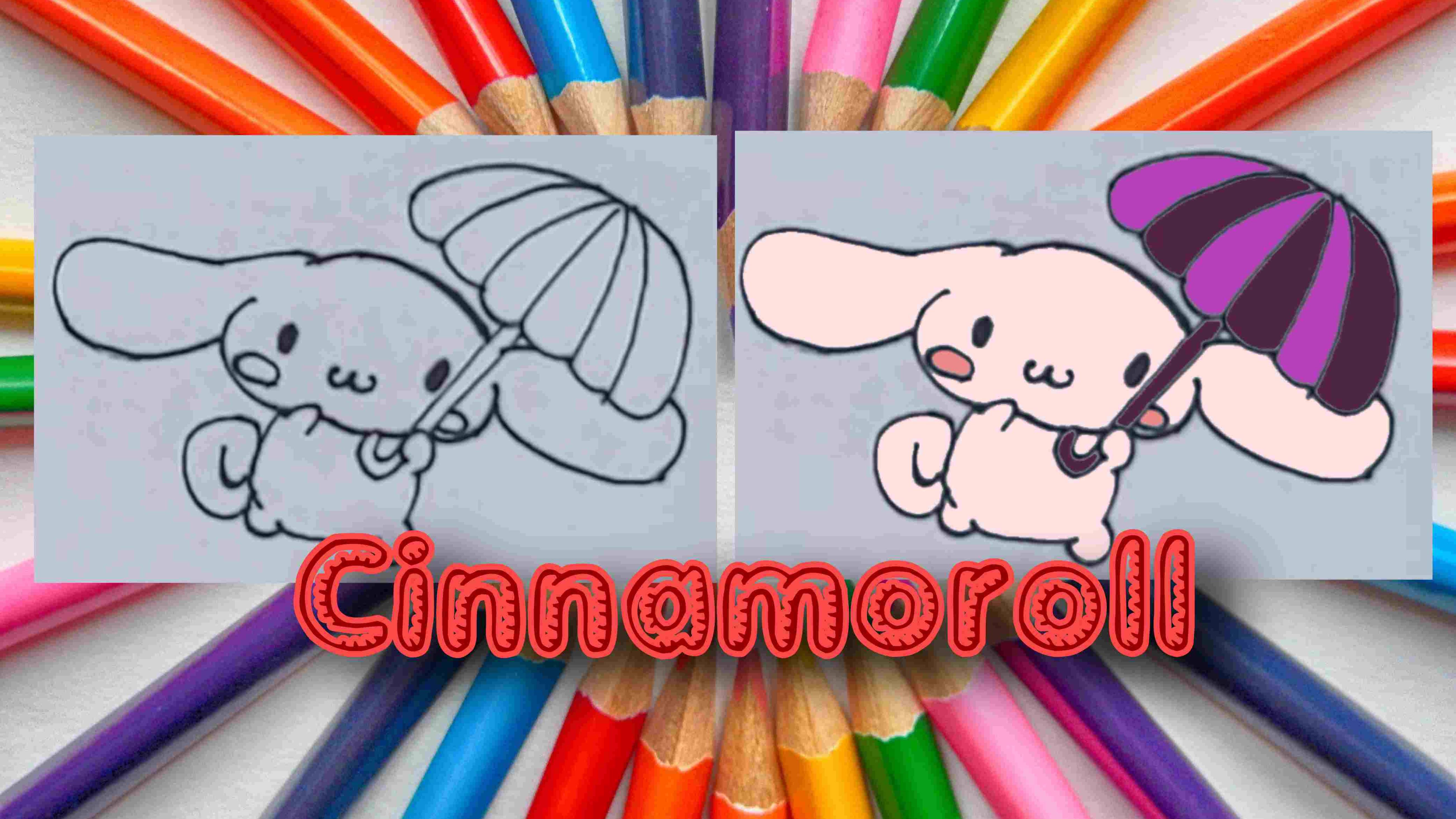 Как нарисовать собачку Синаморол! Cinnamoroll