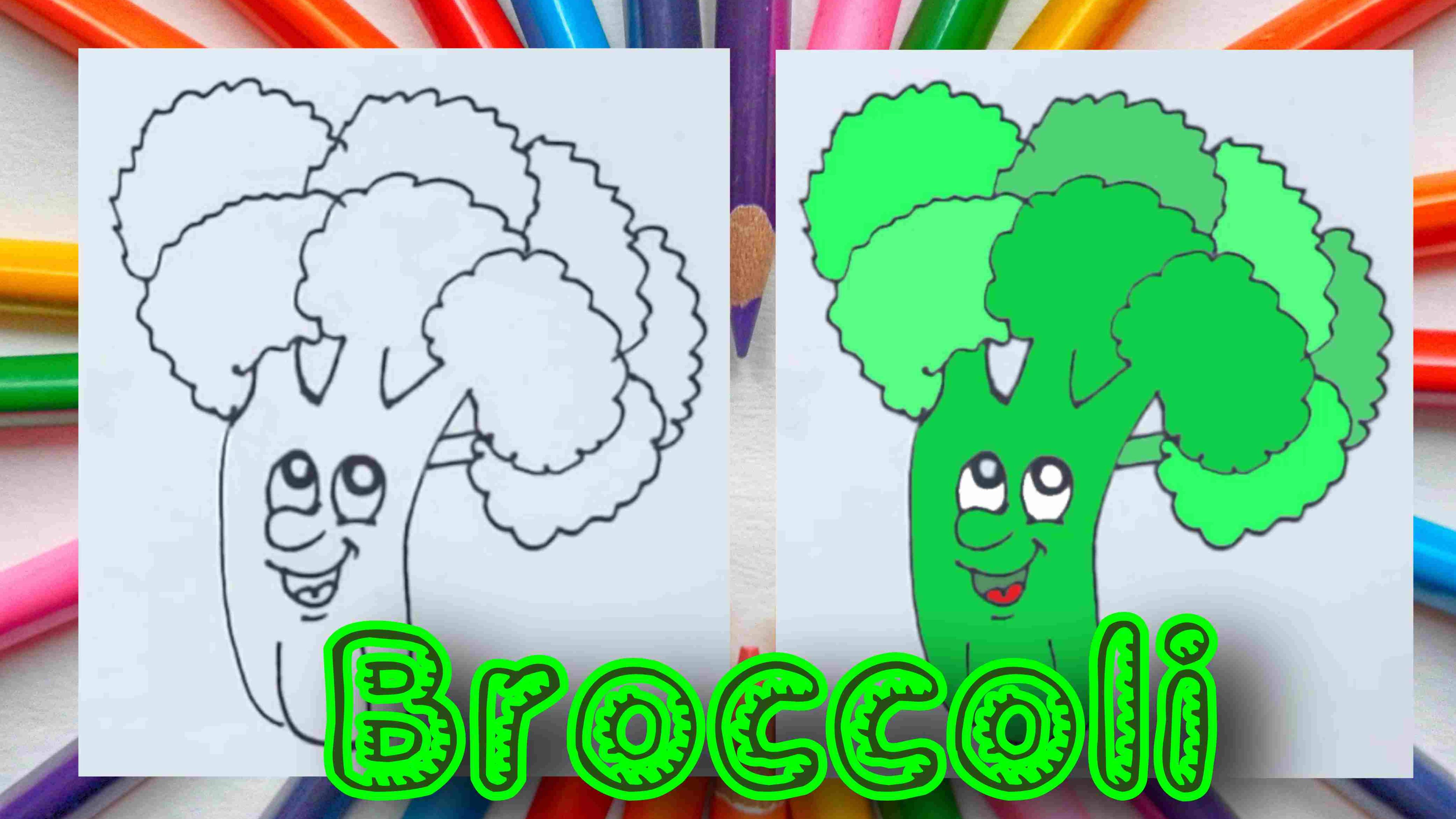 Рисуем брокколи! broccoli