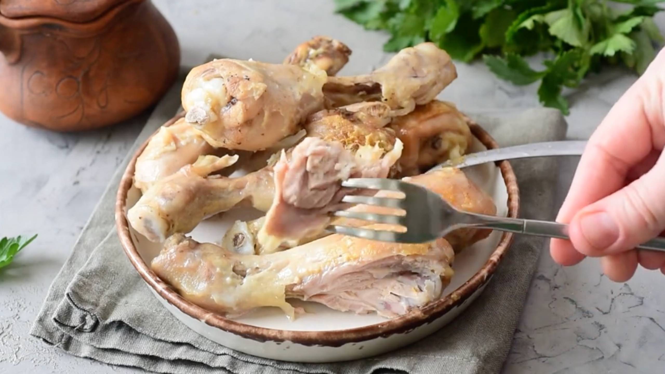 🍗 Шкмерули. Запекаем курицы в молочном соусе по-грузински, в духовке.