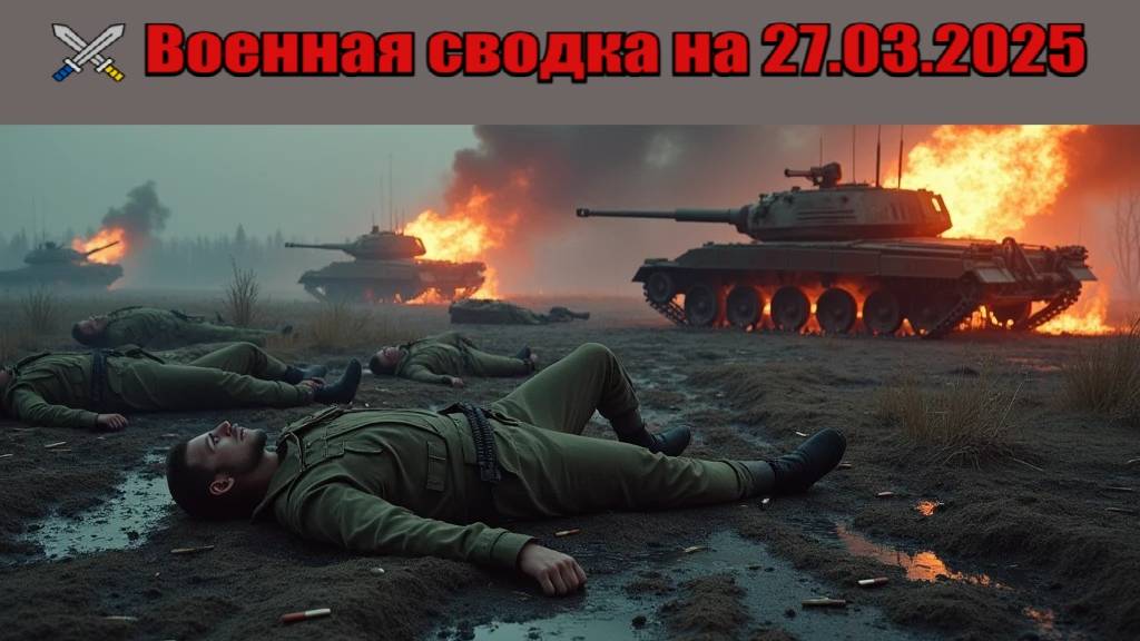 «ВС РФ бьются за Разлив на Угледарском фронте!»: Военная сводка с фронта СВО на 27.03.2025