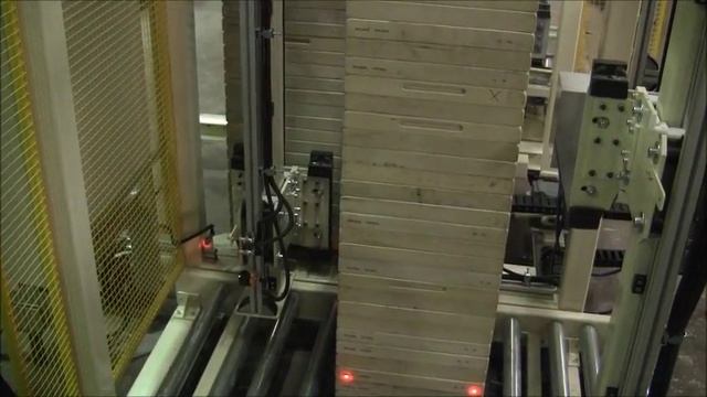 Автоматическая станция загрузки заготовок жевательной резинки с поддонов в ломочный барабан