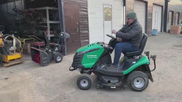 Ремонт и обслуживание мини райдера Caiman Rapido eco 2 wd. Ремонт газонокосилок caiman в СПБ