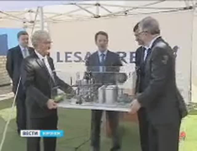 Макет системы высокотехнологичной системы очистных сооружений