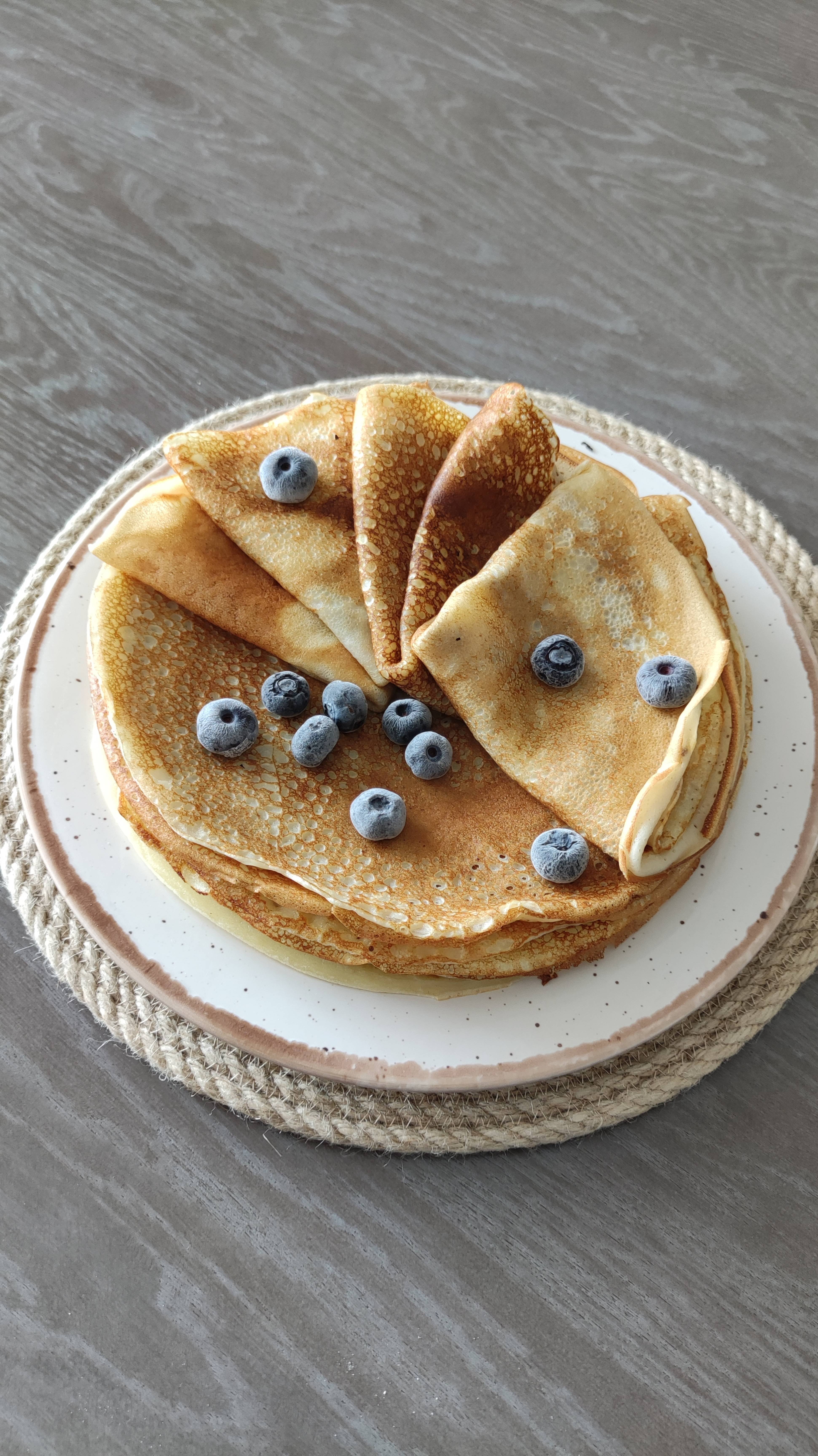 Нежные блины на молоке