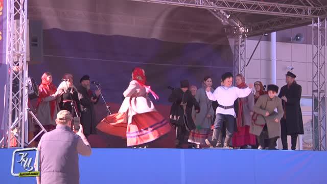 Выступление театра Любочажье ансамбля Зоренька на концерте Крымская весна. 2025.