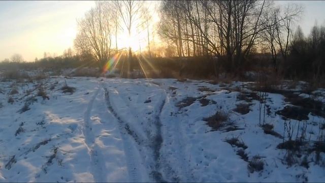 покатушка 27 февраля, покатались по треку MSK, а также застряли в снегу.