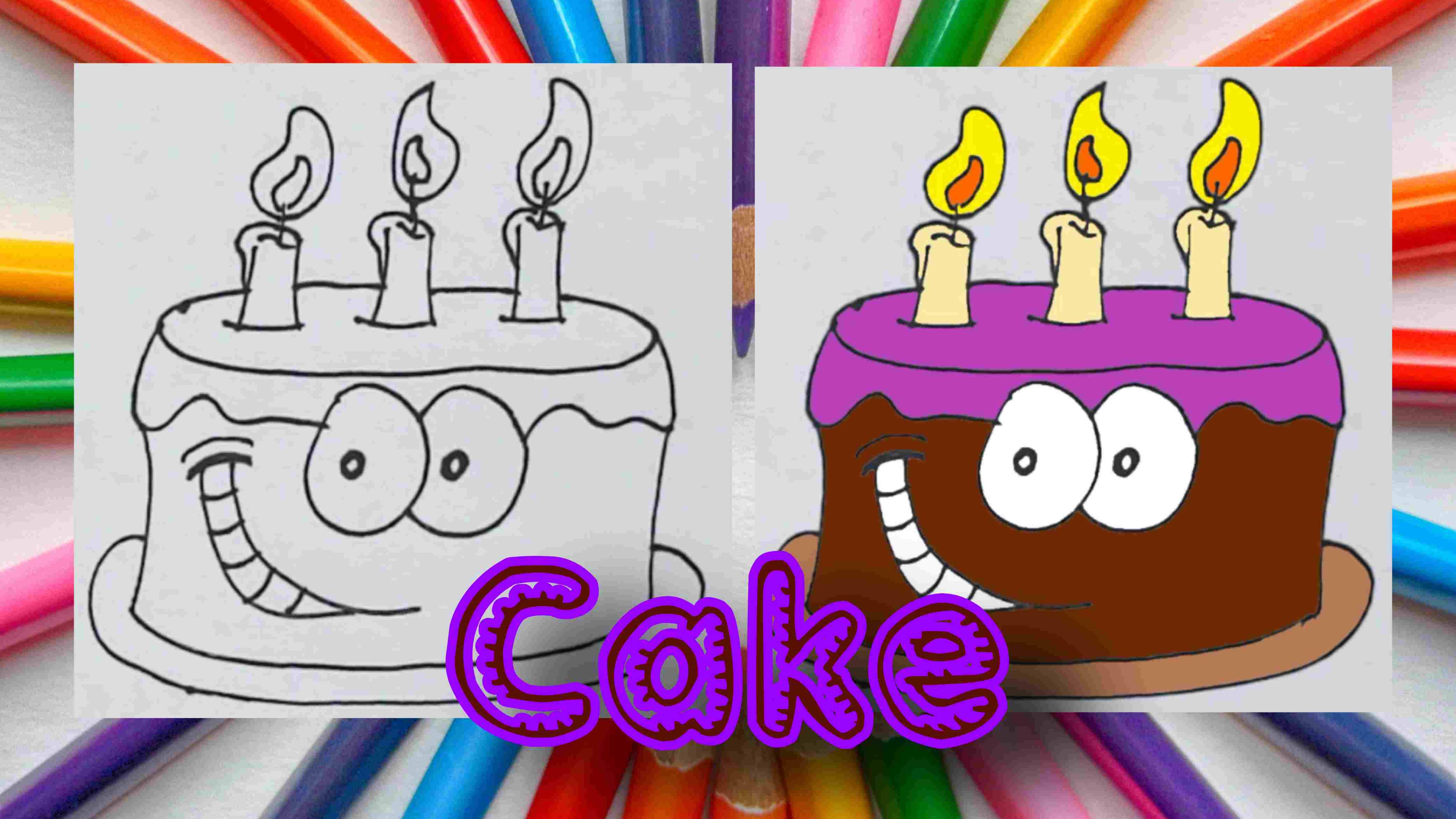 Рисуем торт! cake