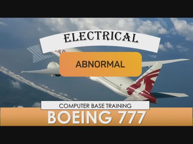 CBT Boeing 777 Electrical NON-NORMAL  v1