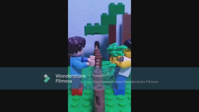 Жека и уборка школьнго участка.