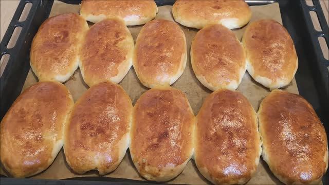 Пирожки КАК ПУХ с сардиной и рисом Пирожки на кефире