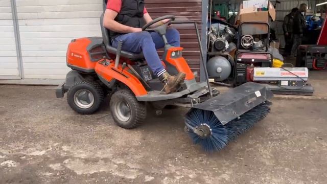 Ремонт и замена щетки на райдере husqvarna r 316 t