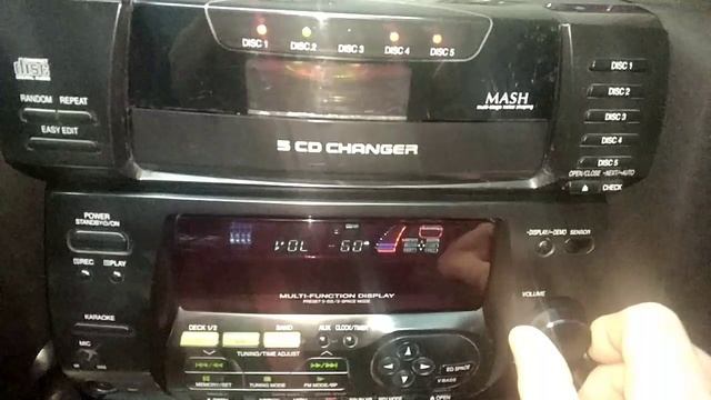 5 дисковый чейнджер изучаем и пробуем починить. Panasonic SA-Ch74.