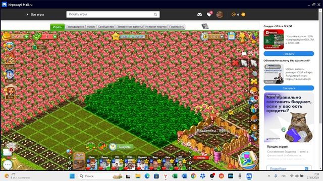 Территория фермеров и полчаса в день: вариант 2.