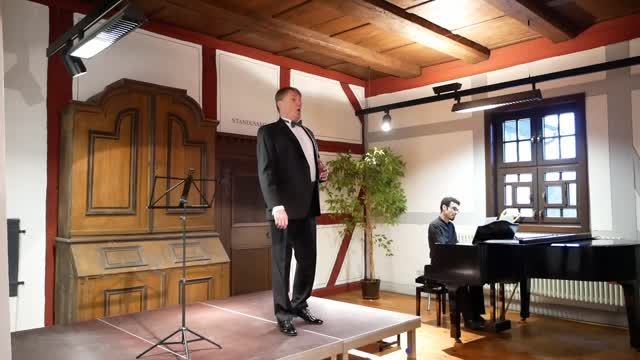 Аннабург, Германия. И.С. Бах, ария из "Магнификат", солист Олег Усенко-Золотос.