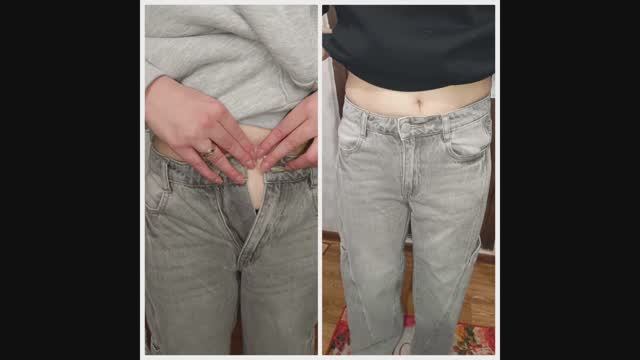 Расширяю джинсы в поясе на 8 сантиметров