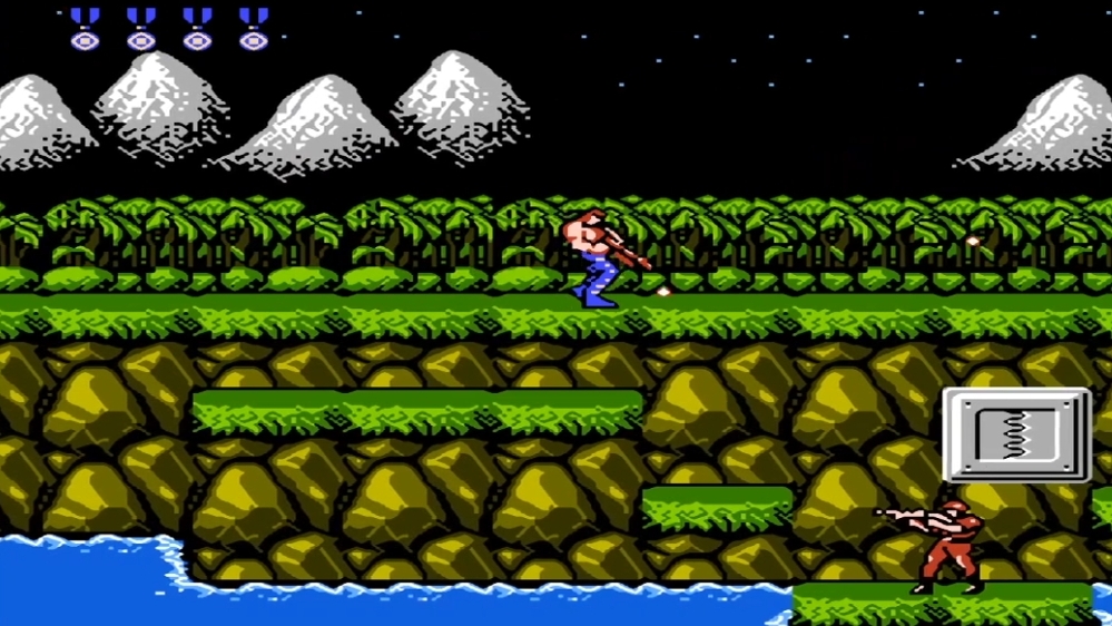 Полное прохождение Contra  на приставке Денди.